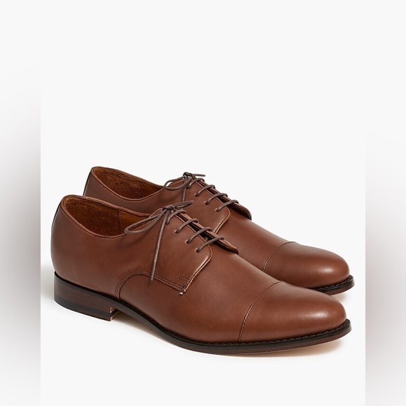 J. Crew | Shoes | J Crew Leather Cap Toe Shoes Bs13 | Poshmark